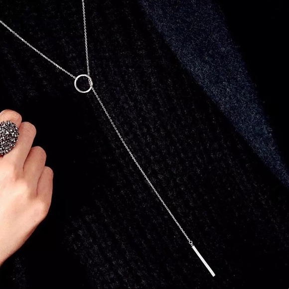 gallery_of_gems | Jewelry | Lariat Bar Sterling Silver Minimalist ...